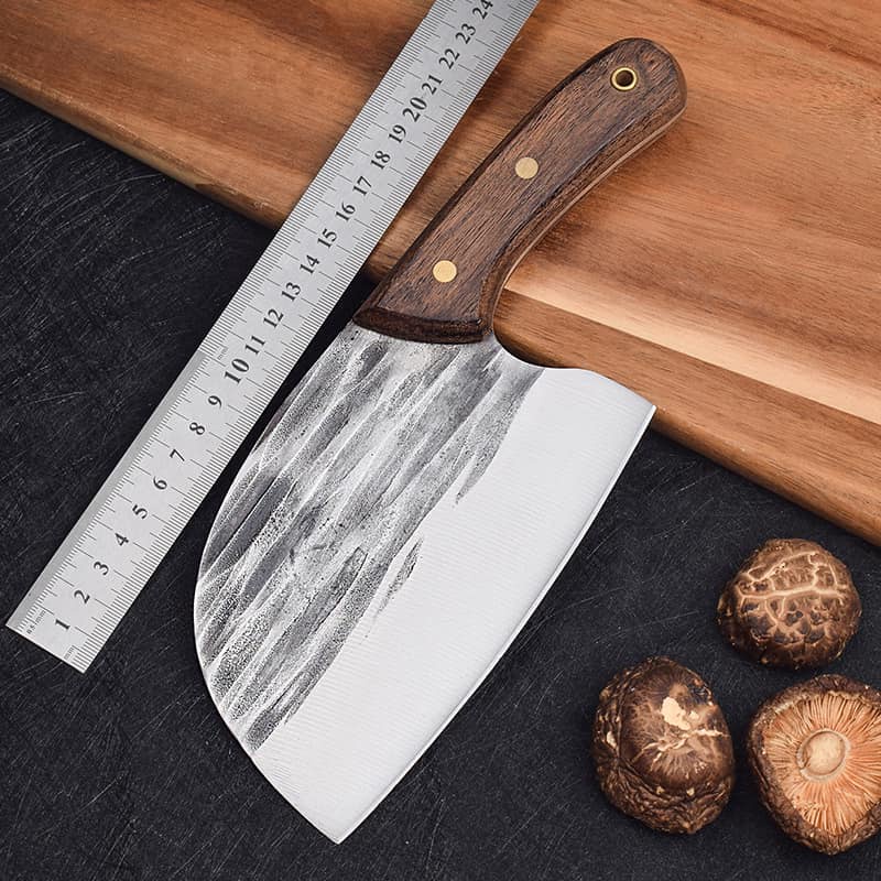 Hand-Forged round Head Old-Fashioned Kitchen Knife | Shopee Philippines