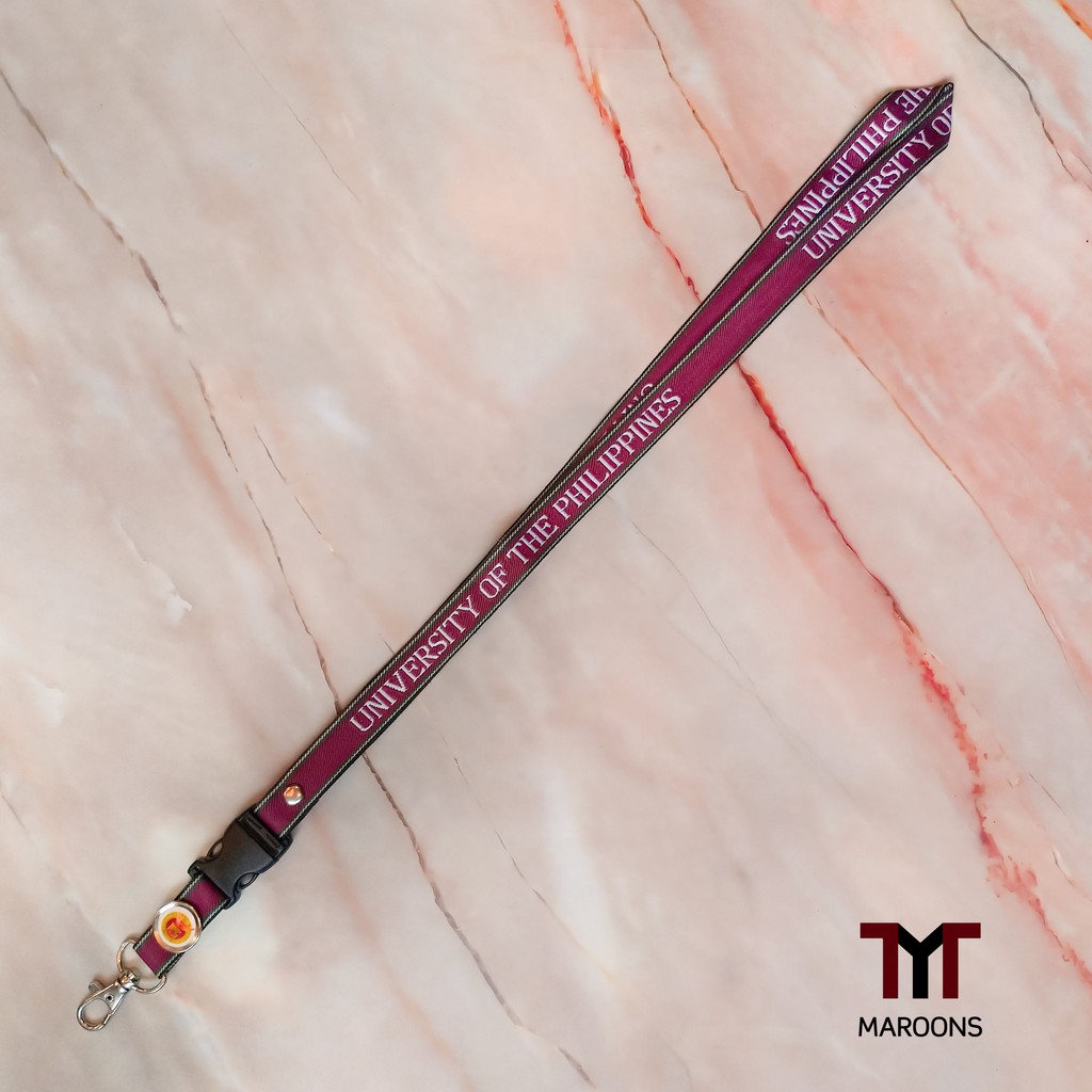 Maroons- UP Embroidered Lanyard University of the Philippines | Shopee ...