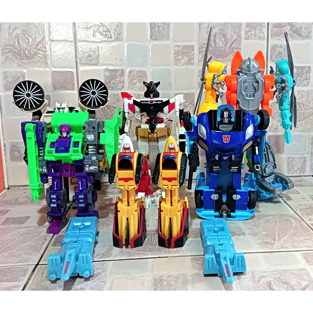KO TRANSFORMERS ROBOT SET MICROMASTER SIXWING UNIVERSE SUPERION BUG ...
