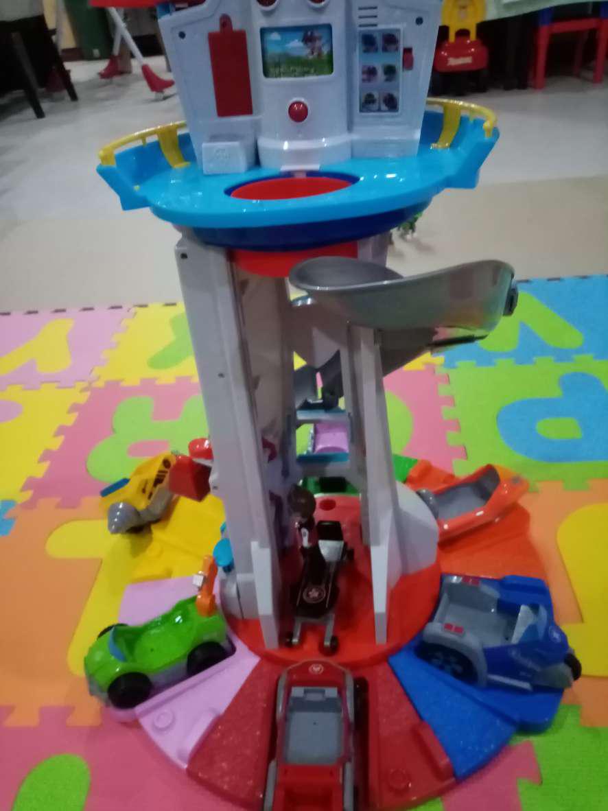 Paw Patrol Headquarters base toy Oversized observation tower | Shopee ...