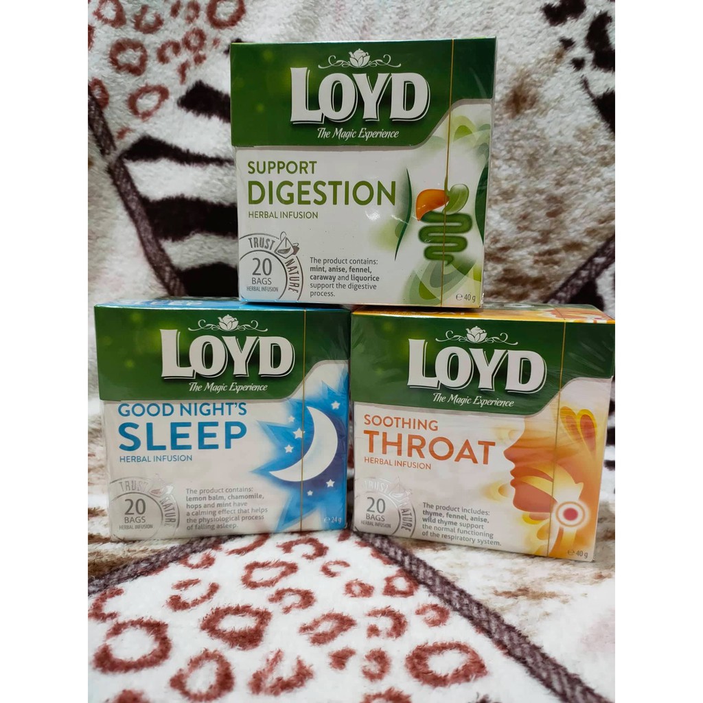 Made in poland...loyd herbal tea in assorted flavor 20 teabags/box ...
