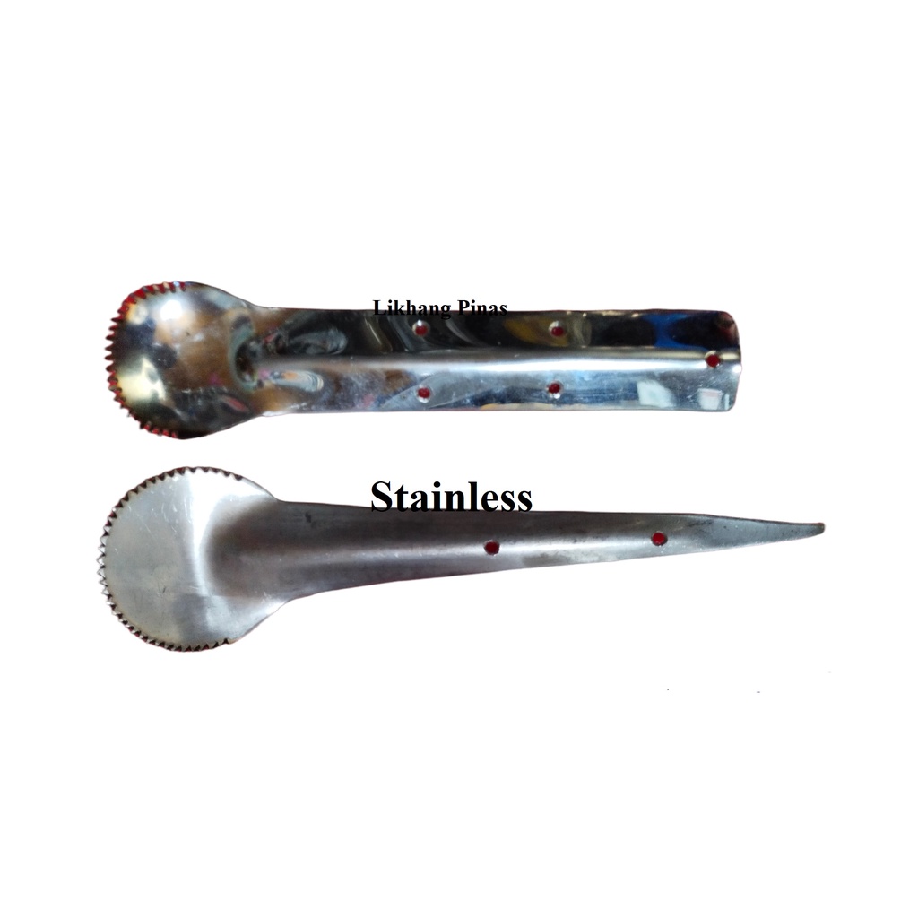 Kudkuran ng Niyog, Coconut grater stainless manual curve type | Shopee ...