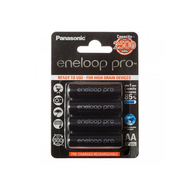 Panasonic Eneloop Pro 4pcs Aa Rechargeable Batteries Shopee Philippines