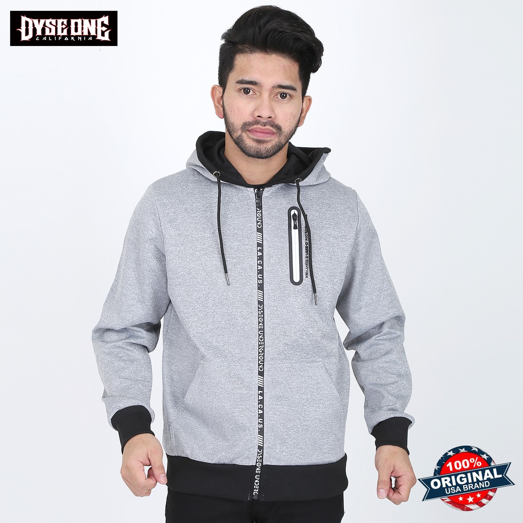 Dyse One Jacket W/ Hoody DBT16A-0053 (Heather Gray) | Shopee Philippines