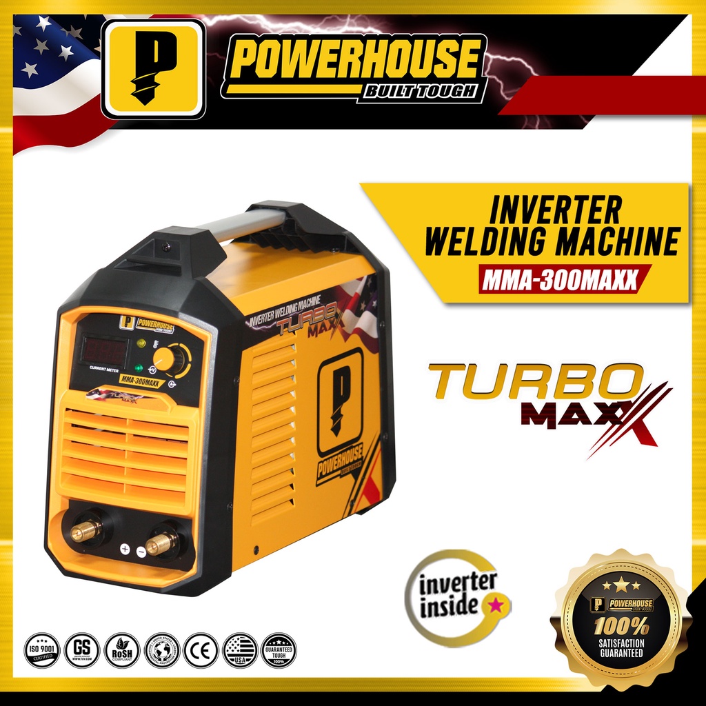 Powerhouse MMA 300A Turbo Maxx DC Inverter Welding Machine | Shopee ...