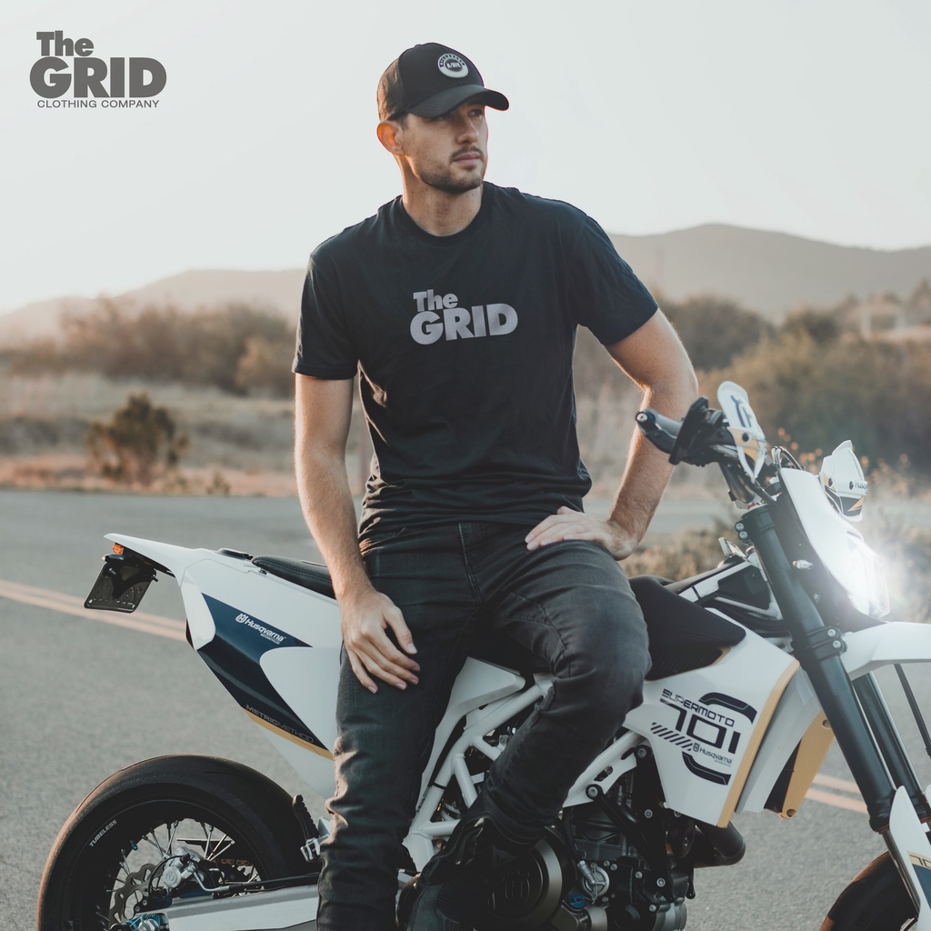 The Grid Clothing trendy minimalist statement shirt logo design ...