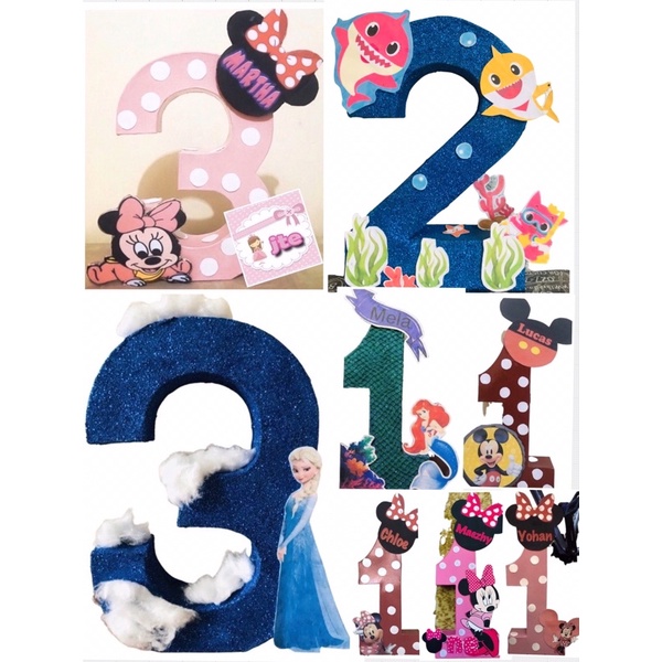 1 Foot Customized Letter/ Number Standee | Shopee Philippines