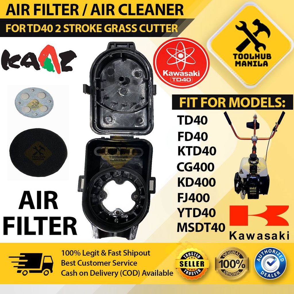 TD40 Air Filter / Cleaner Shroud for TD40 Kawasaki 2stroke Grass Cutter ...