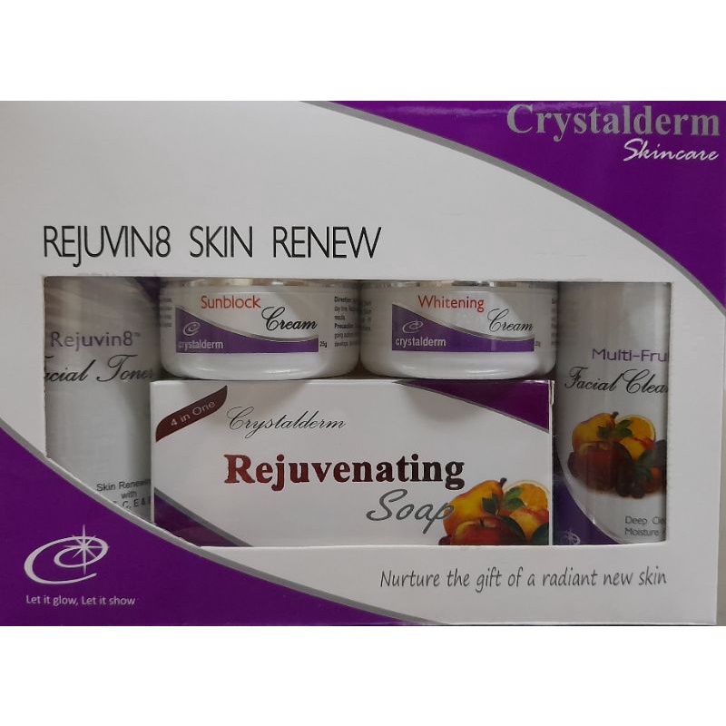 Crystalderm Rejuvenating Toner Set Big | Shopee Philippines