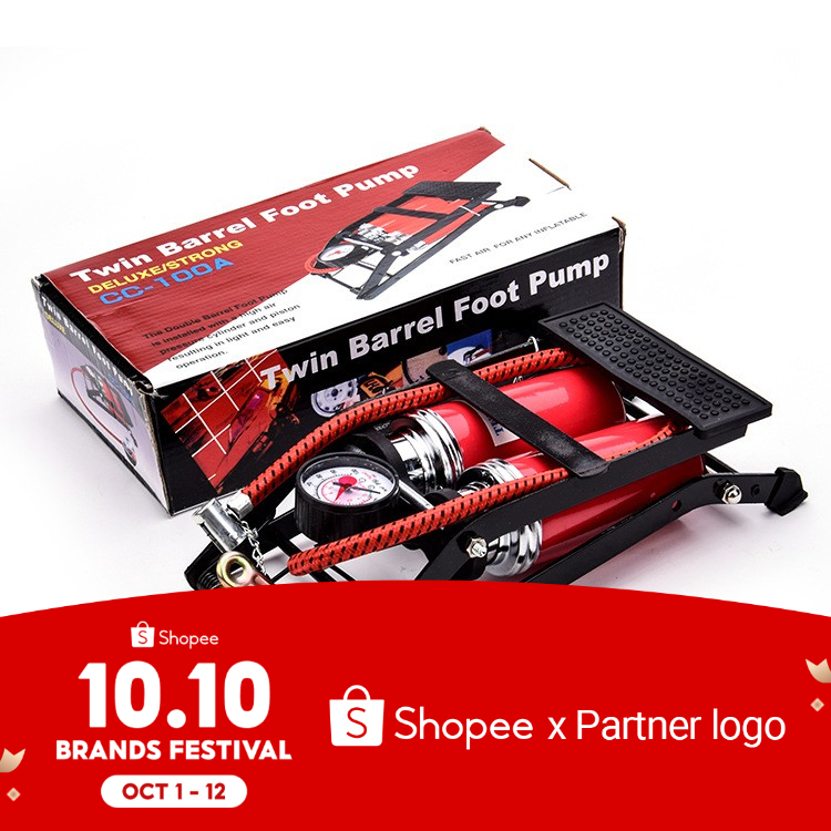 COD Multi-purpose inflatable pedal pump, car pedal pump, bicycle ...