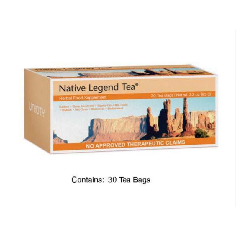 UNICITY Native Legend Tea Herbal Supplement - 30 Tea bags (1 box ...