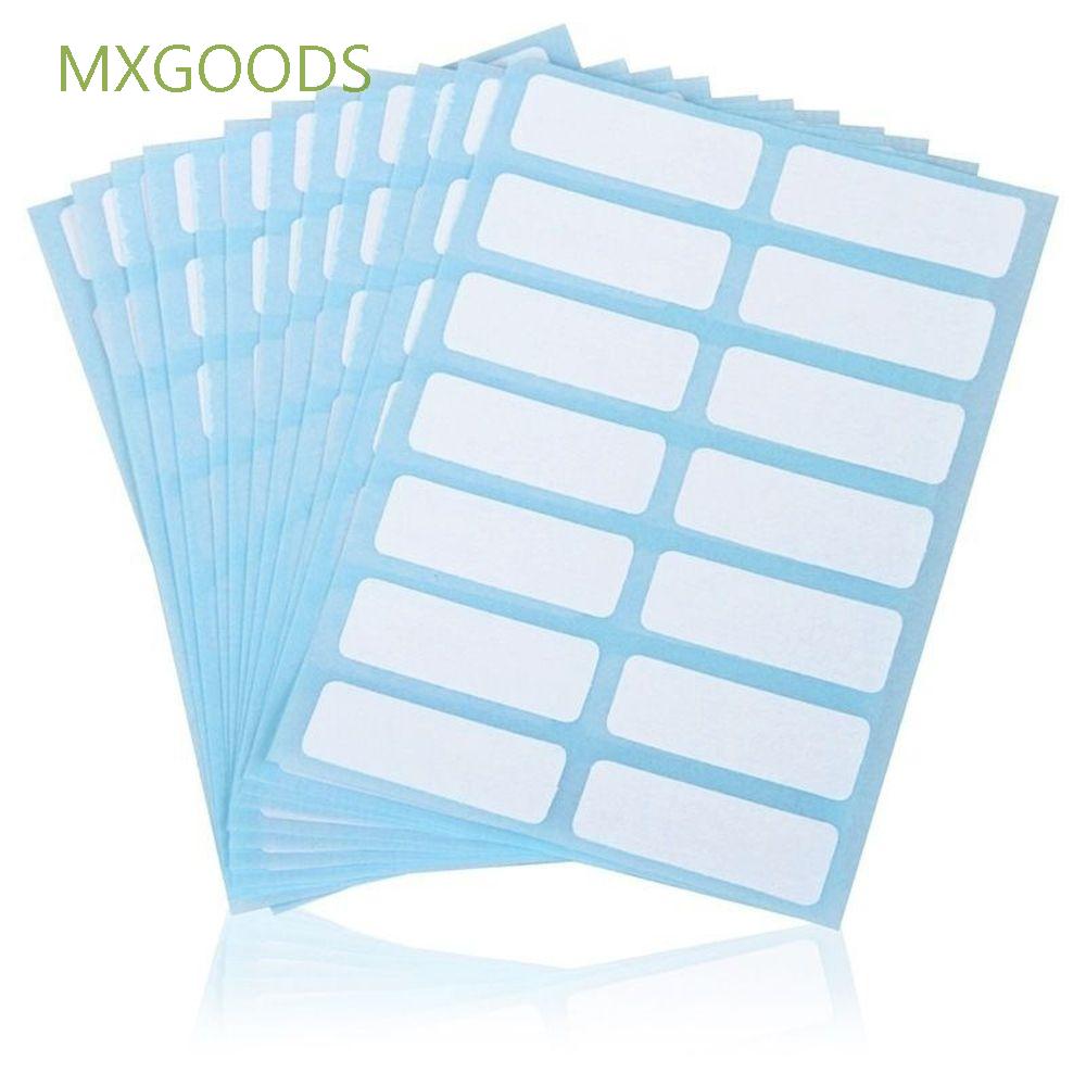 Mxgoods Writable Label Blank Self Adhesive Sticky White Name Tag Labels ...