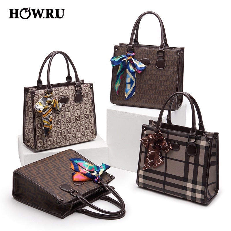 HOWRU 2WAY BAGS MEDIUM LEATHER | Shopee Philippines