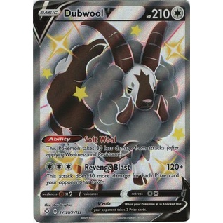 Dubwool V - SV120/SV122 - Shiny Rare | POKEMON TCG: Shining Fates ...
