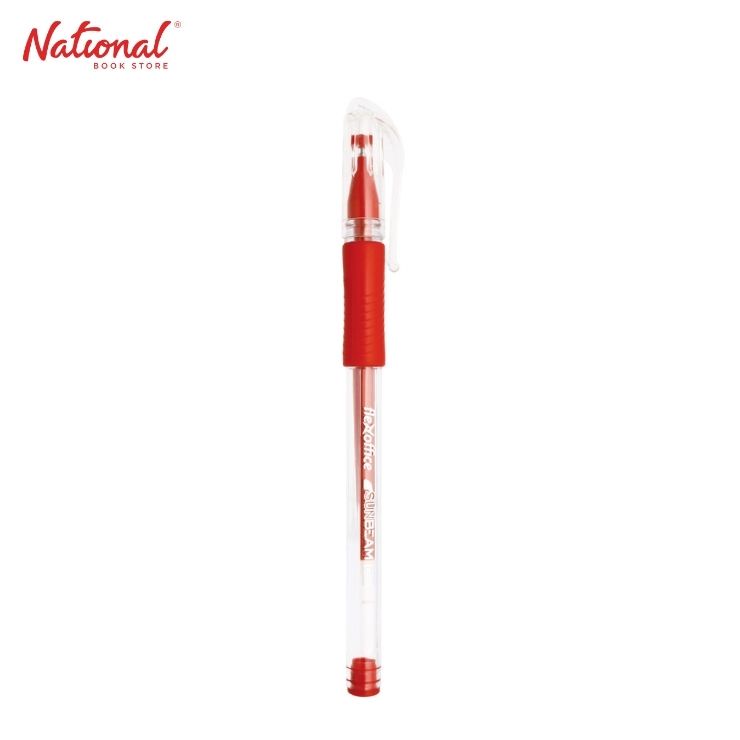 Flex Office Sunbeam Gel Pen Red 0.5Mm Fo-Gel04 | Shopee Philippines