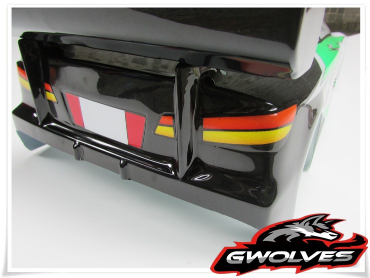 1/10 RC RACING Touring car competition 190mm width High downforce PVC ...