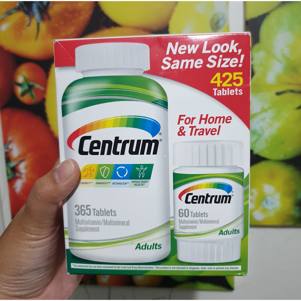 CENTRUM ADULT MULTIVITAMIN 365tablets | Shopee Philippines