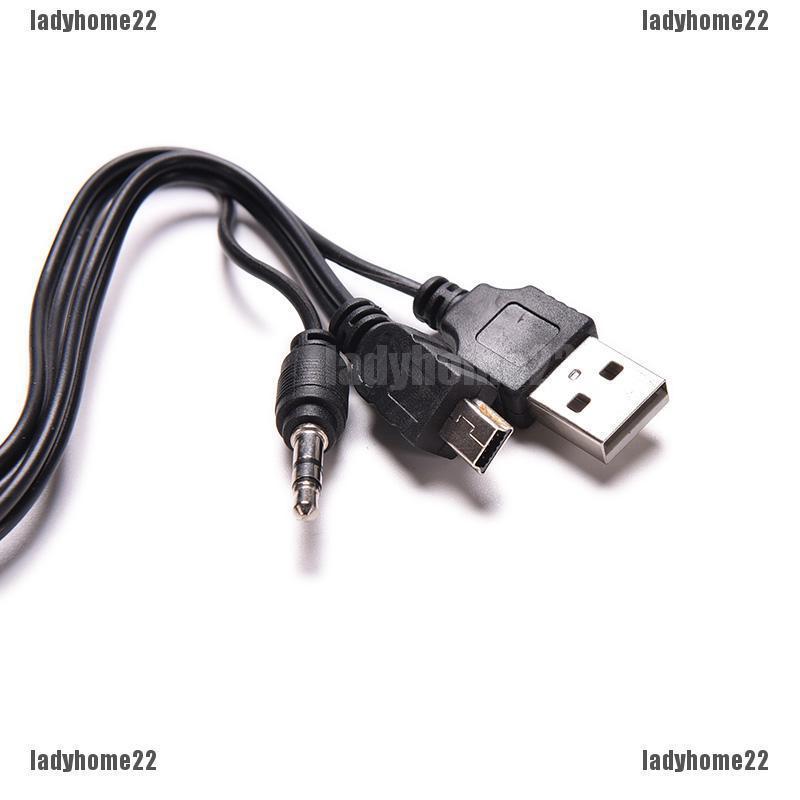 3.5mm USB to Mini USB Standard Audio Jack for Speakers Mp3/4 | Shopee ...