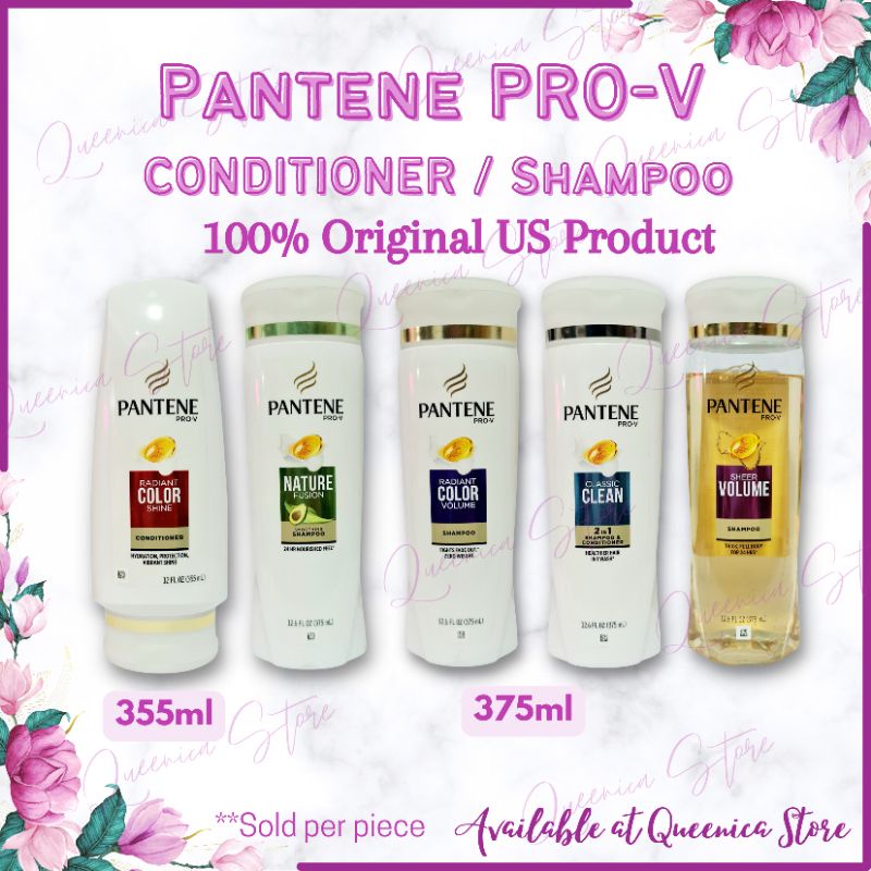Pantene Pro-V Shampoo 375ml or Conditioner 355ml | Shopee Philippines