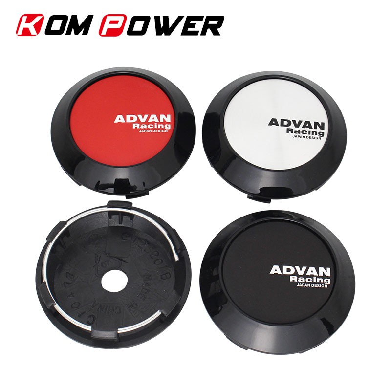 4pcs 70/63mm clip advan center caps for rims advan logo emblem wheel ...