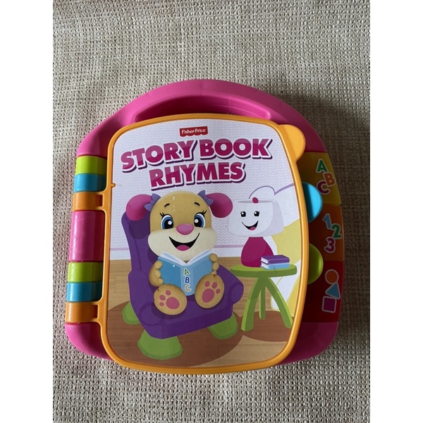 Fisher-Price Laugh & Learn Storybook Rhymes Pink Book Musical | Shopee ...
