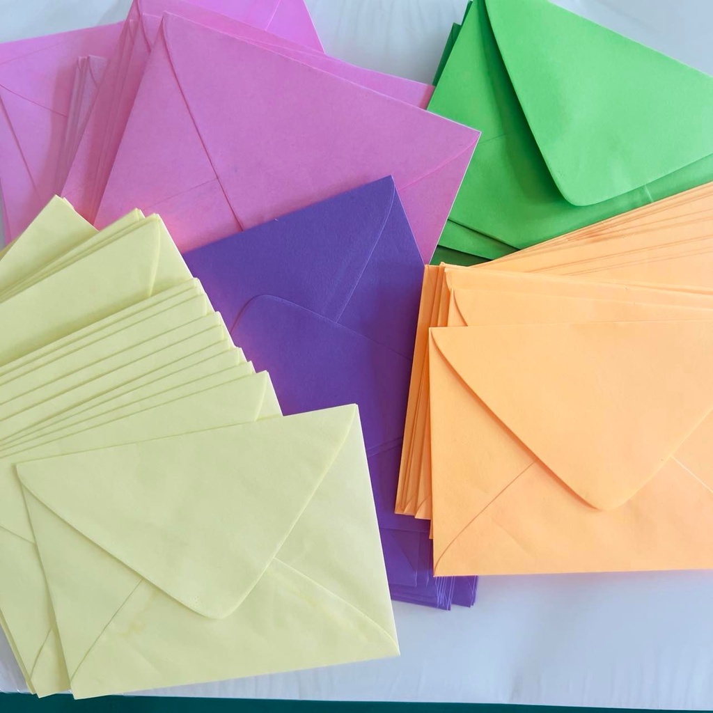 Mica Baronial Envelope #3 100gsm COLORED Size: 111mm x 83mm (SOLD PER ...