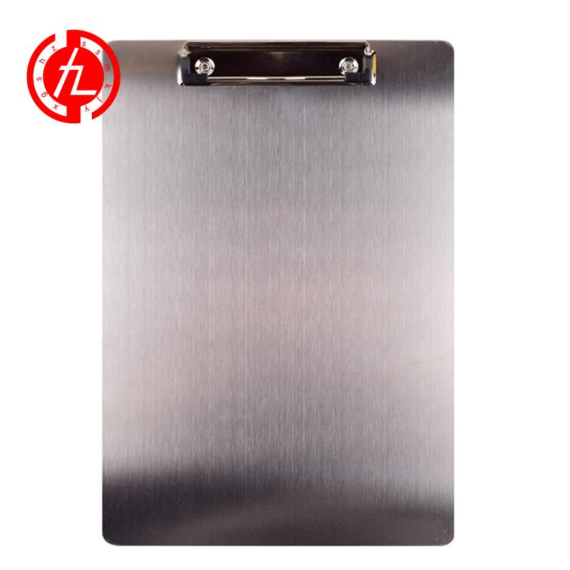 Metal Clipboard Folder A4 Stainless Steel Clip Board for Business ...