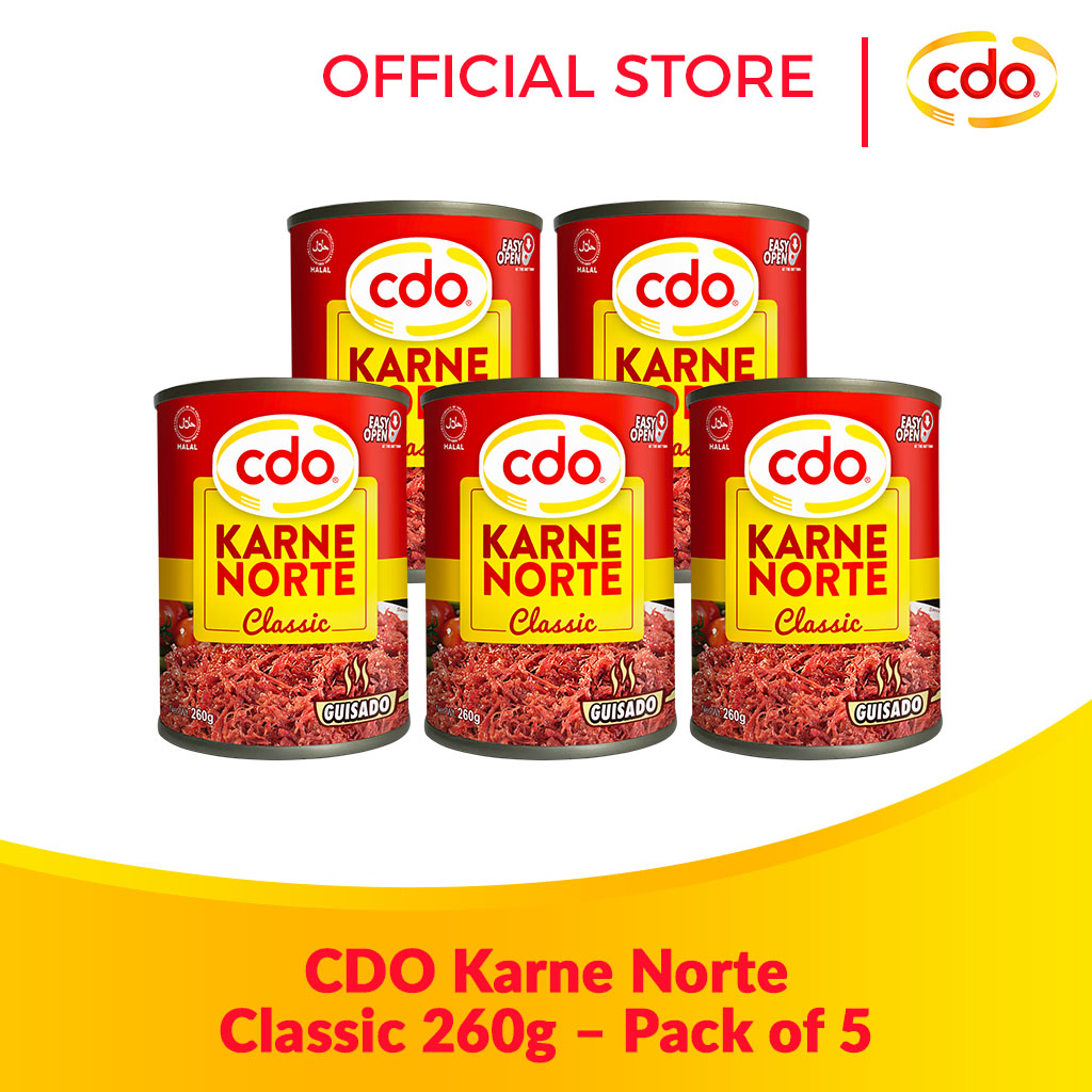 CDO Karne Norte Classic 260g - Pack of 5 | Shopee Philippines