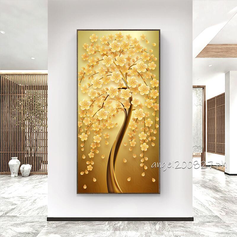 Life Tree Decorative Painting Home Entrance Chinese-Style Feng Shui ...