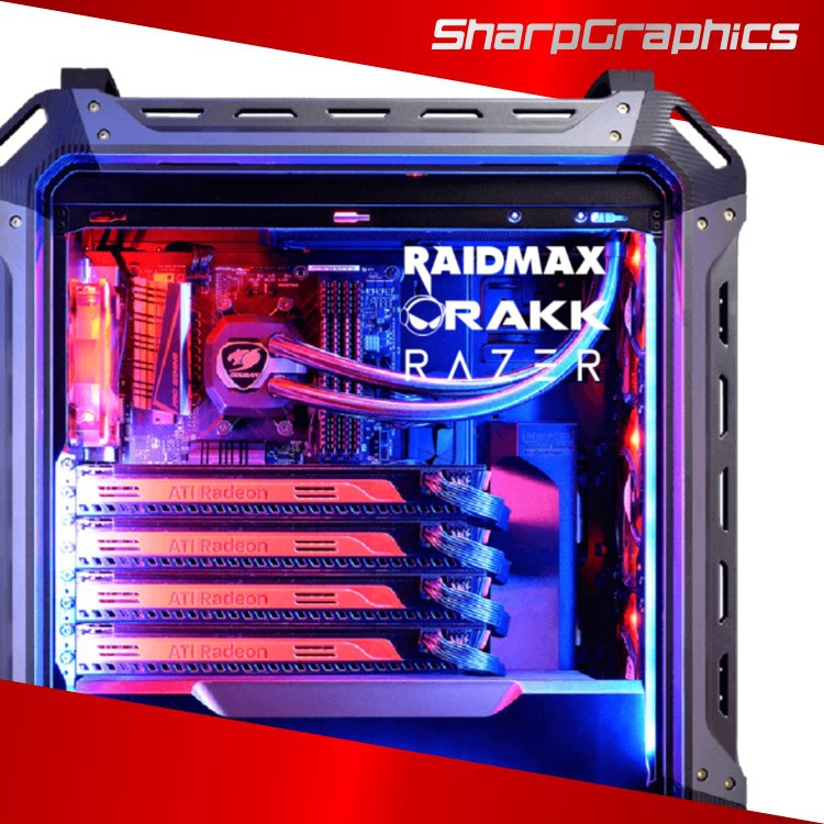 Raidmax RAKK Razer Tower CPU Computer Casing Sticker Decal | Shopee ...