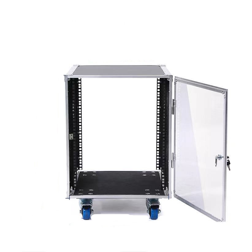 12Uaudio mixer rack DJ road case shock amplifier rack open frame server ...