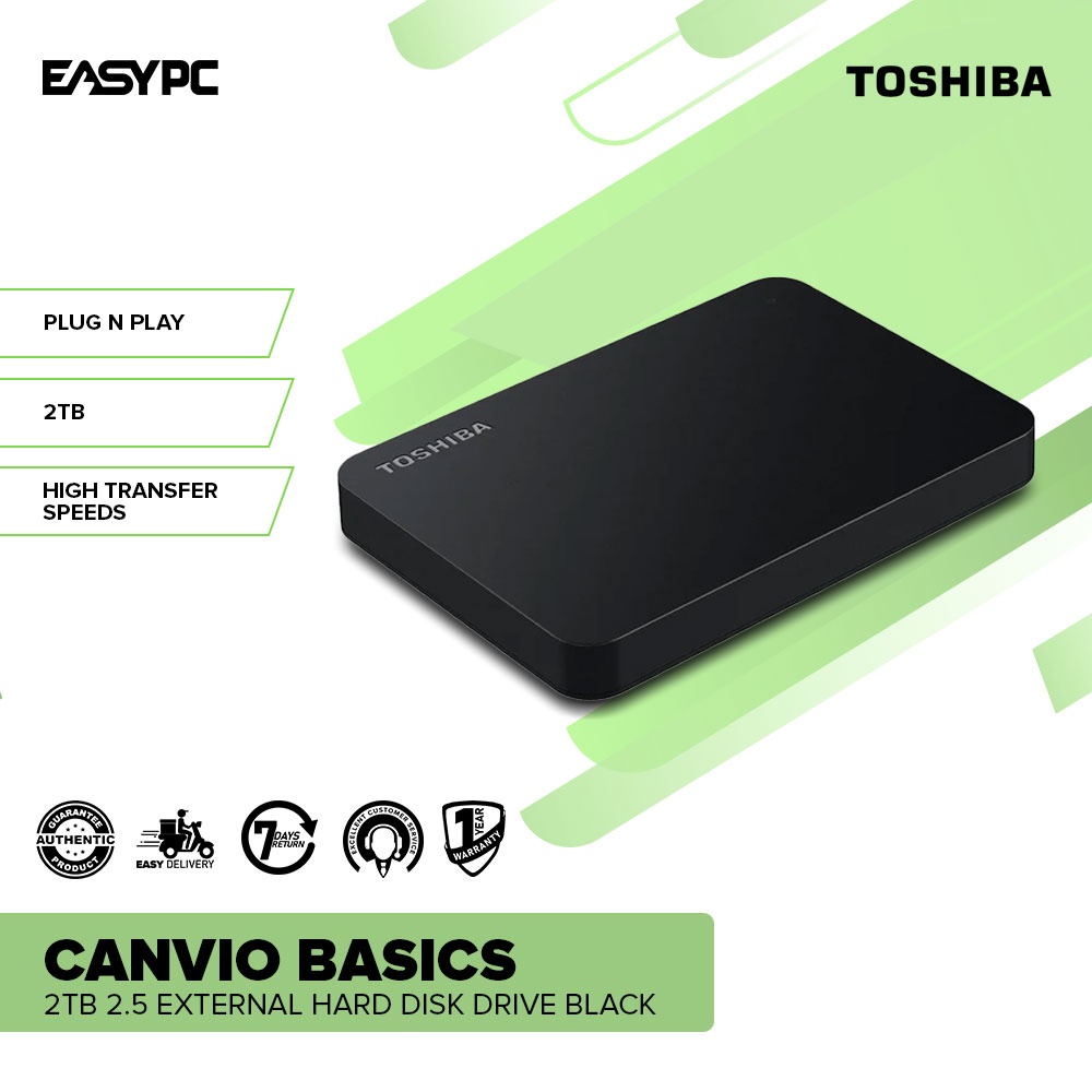 Toshiba Canvio Basics HDTB420AK3AA 2tb 2 5 External Hard Disk Drive