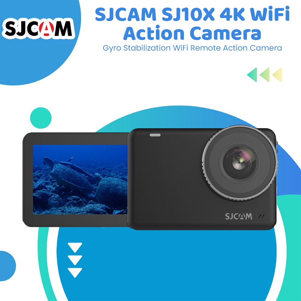 SJCAM SJ10X 4K Wifi Action Camera | Shopee Philippines
