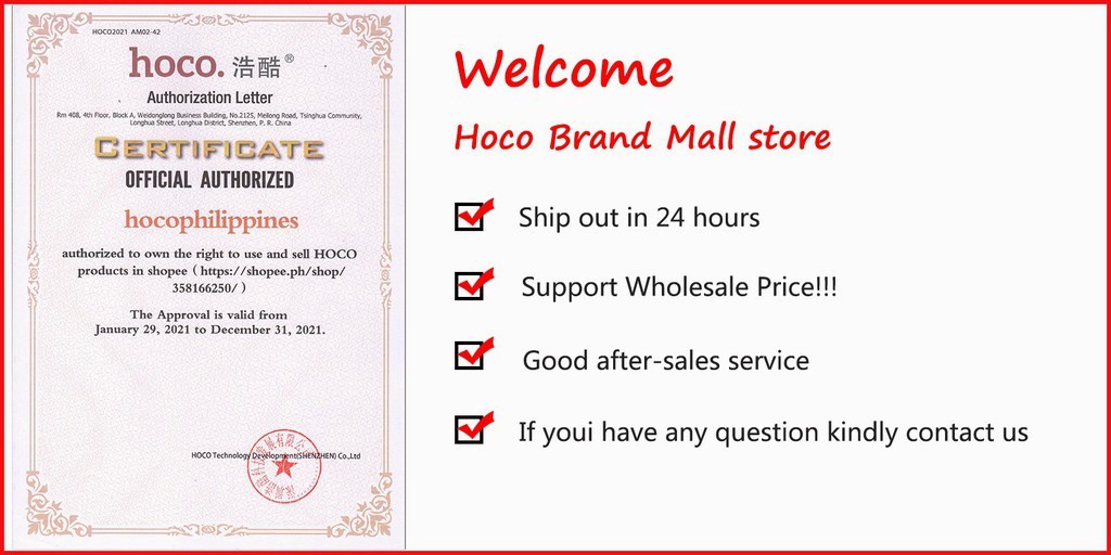 Hoco Brand Mall, Online Shop | Shopee Philippines