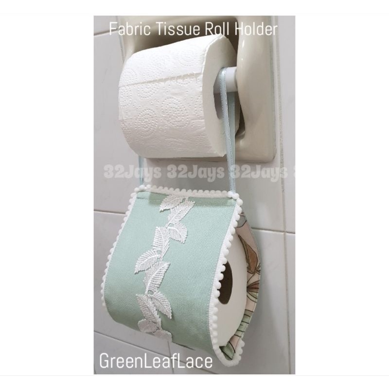 Elegant Fabric Toilet Paper Roll Holder to hold Spare Extra Tissue ...