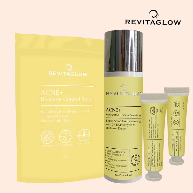 Revitaglow Radiant Acne Set | Shopee Philippines