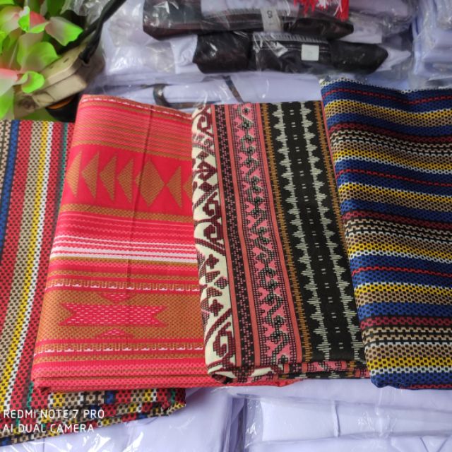 Malong or katutubo filipino native fabric high quality made | Shopee ...
