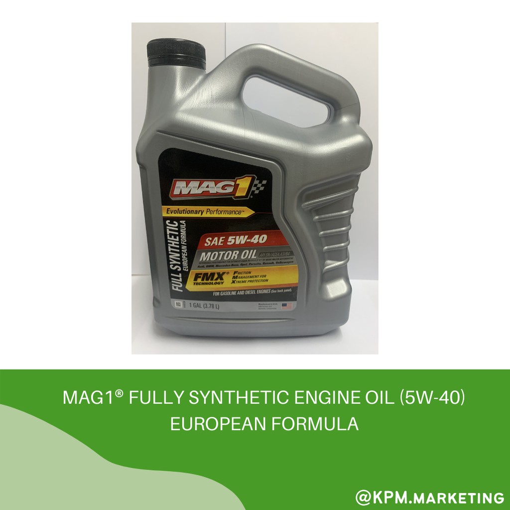 MAG 1 5W30 Full Synthetic Oil Gasoline Engines PN#64193 | Shopee ...