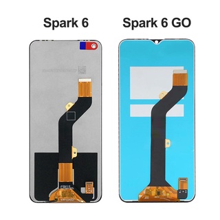 For Tecno Spark 6 X682 / Spark 6 Go LCD Replacement Touch Screen ...