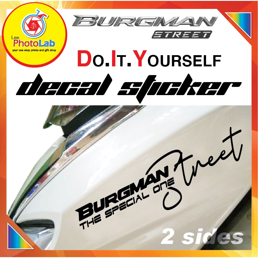 Suzuki Burgman Street Decal Sticker (2 Sides Paired) | Shopee Philippines