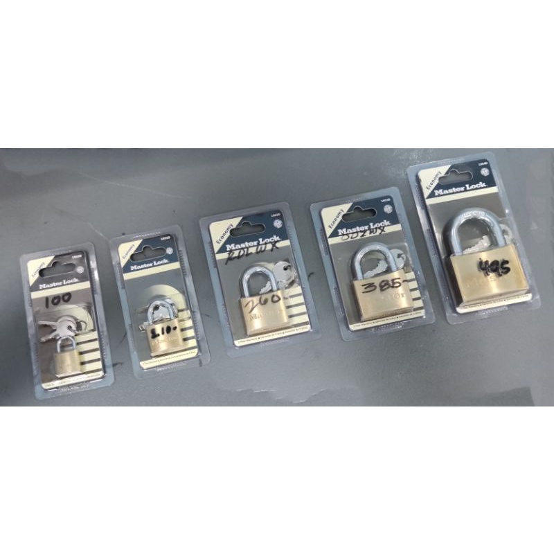 Master Lock Brass Economy Padlock 20/30/40/50/60mm Original | Shopee ...