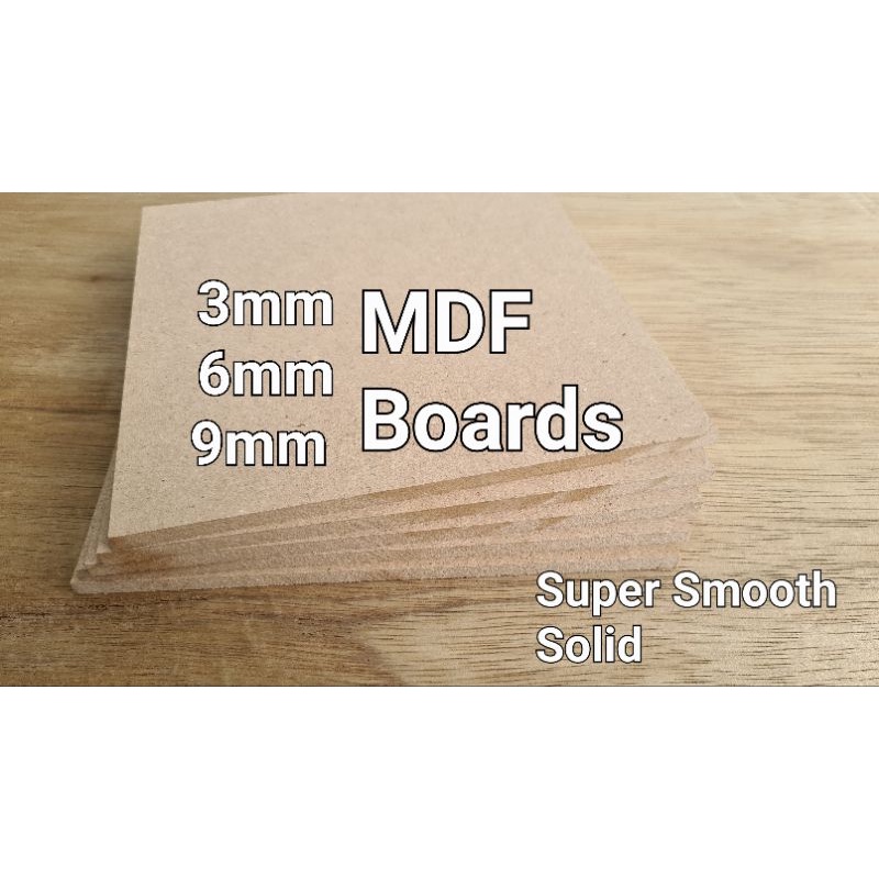 3mm, 6mm or 9mm MDF Boards | Shopee Philippines