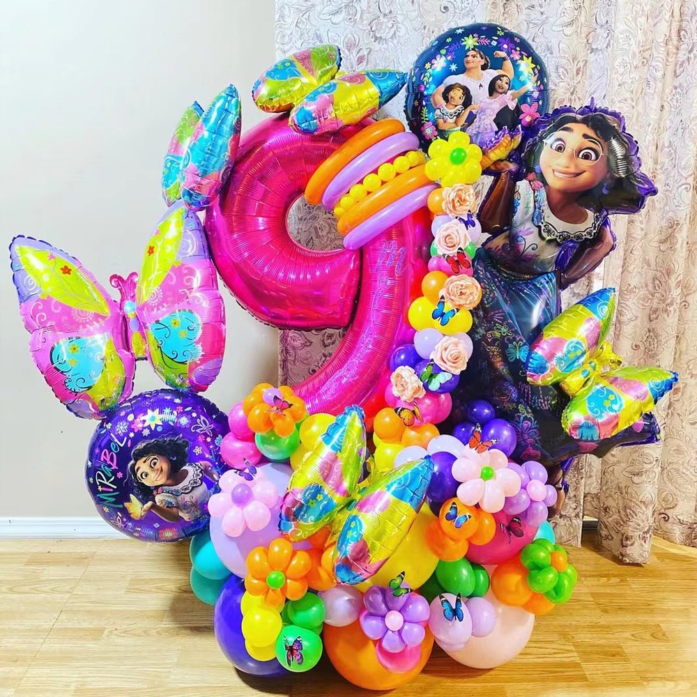 Encanto Theme Birthday Party Mirabel Balloons Popular Disney Happy ...