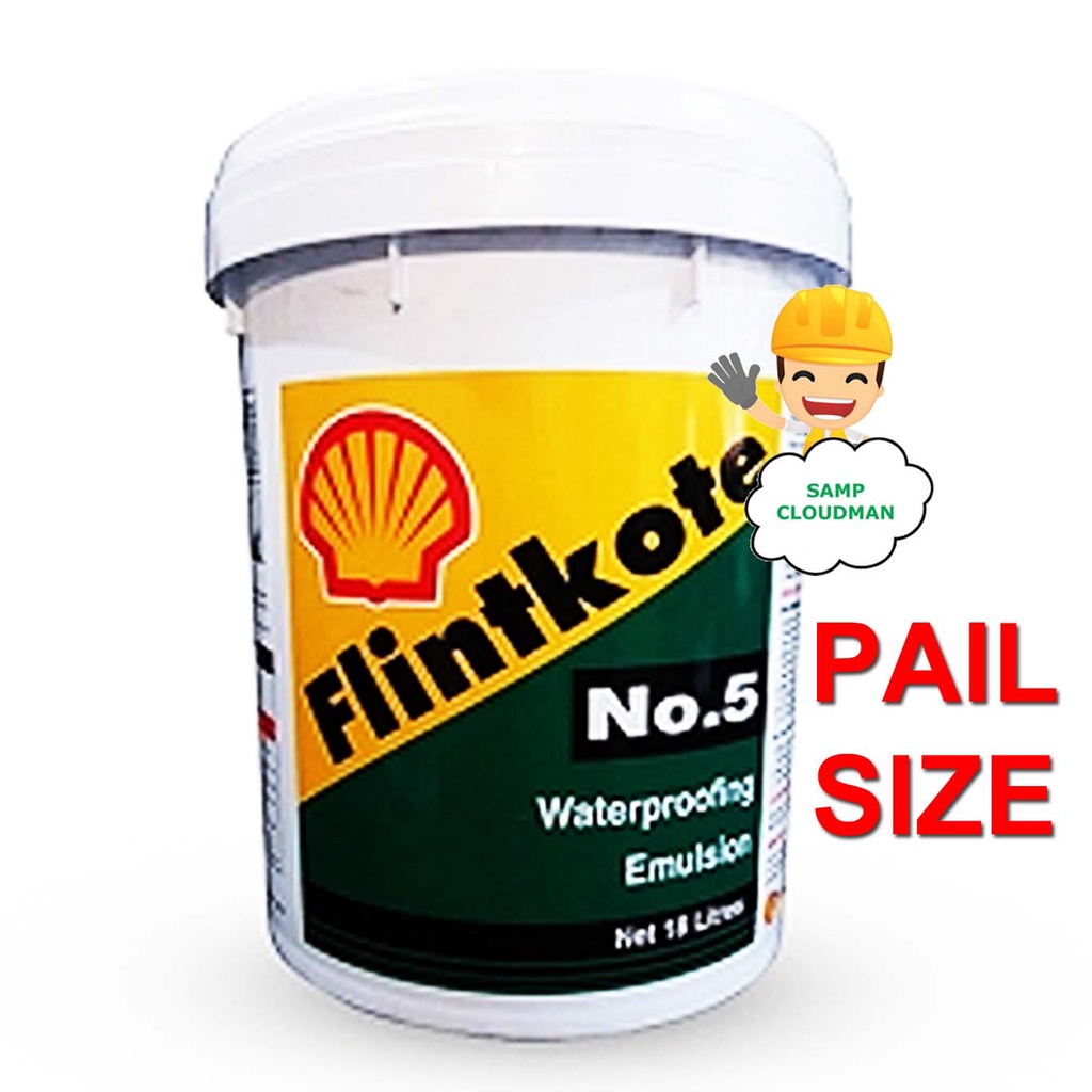Shell Flintkote Type 5 Pail Waterproofing Emulsion Pail Size Bitumen ...