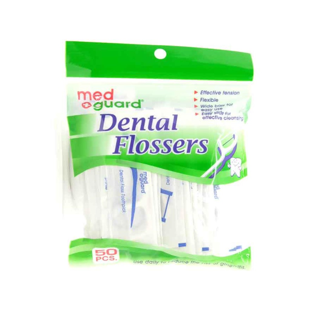 Med Guard Dental Flossers Individual 50s | Shopee Philippines