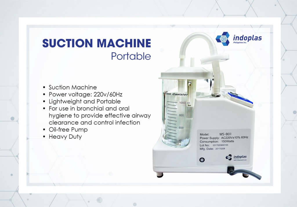 Indoplas Portable Suction Machine | Shopee Philippines
