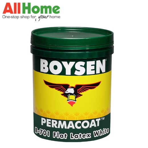Boysen BS 701 Permacoat Flat Latex White 1L | Shopee Philippines