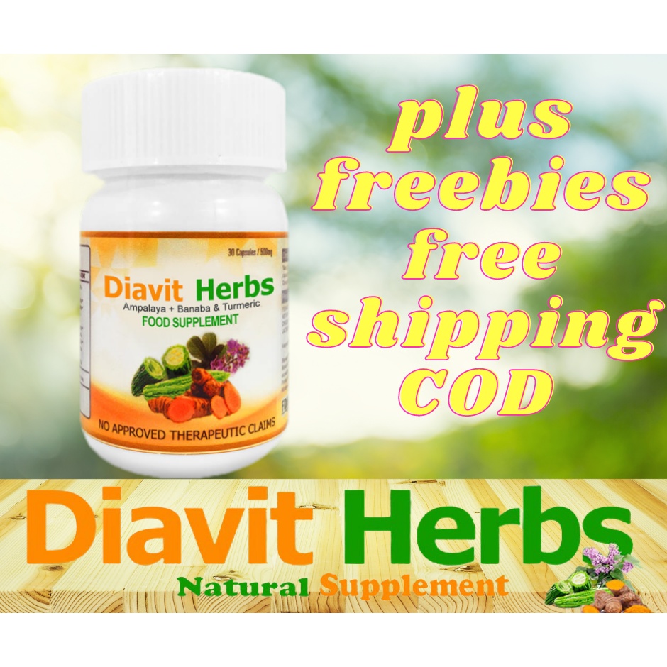 COD Diavit Herbs Natural Supplement (FDA APPROVED) | Shopee Philippines