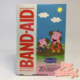Band-Aid Peppa Pig Bandages 20 Assorted Sizes | Shopee Philippines