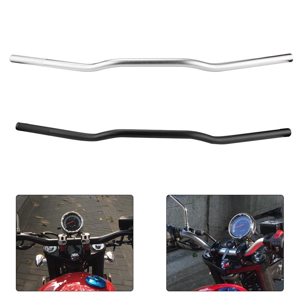 22mm Diameter Aluminum Alloy Retro Motorcycle Modified Handlebar Flat ...
